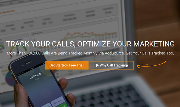AddSource Call Tracking Platform Features [Infographic]